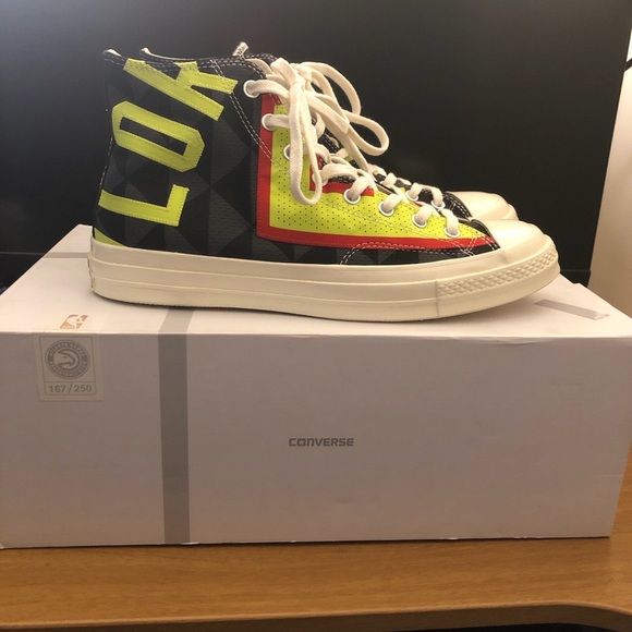 Converse | Shoes | Limited Edition Atlanta Hawks Stitched Jersey Chuck 7s | Poshmark